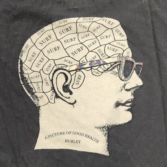 Hurley | Shirts | Hurley A Picture Of Good Health Surf Onthe Brain ...